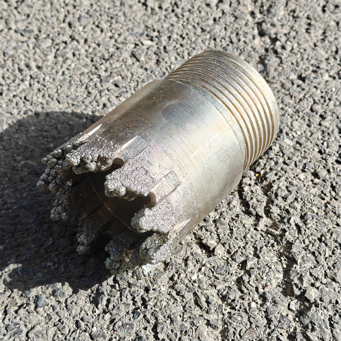 92mm Helical Tooth Electroplated Diamond Core Drill Bit for Geological ...