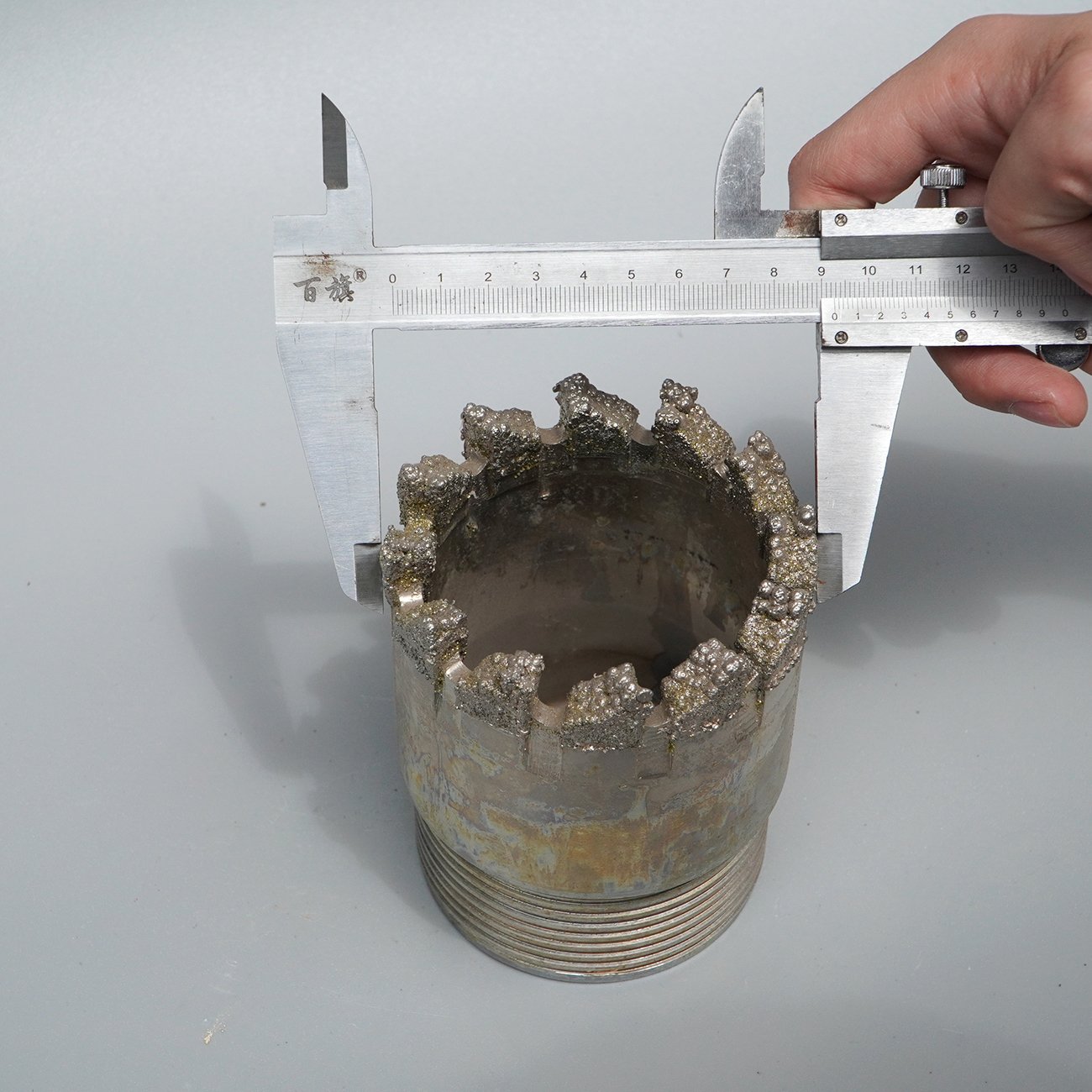 92mm Helical Tooth Electroplated Diamond Core Drill Bit for Geological ...